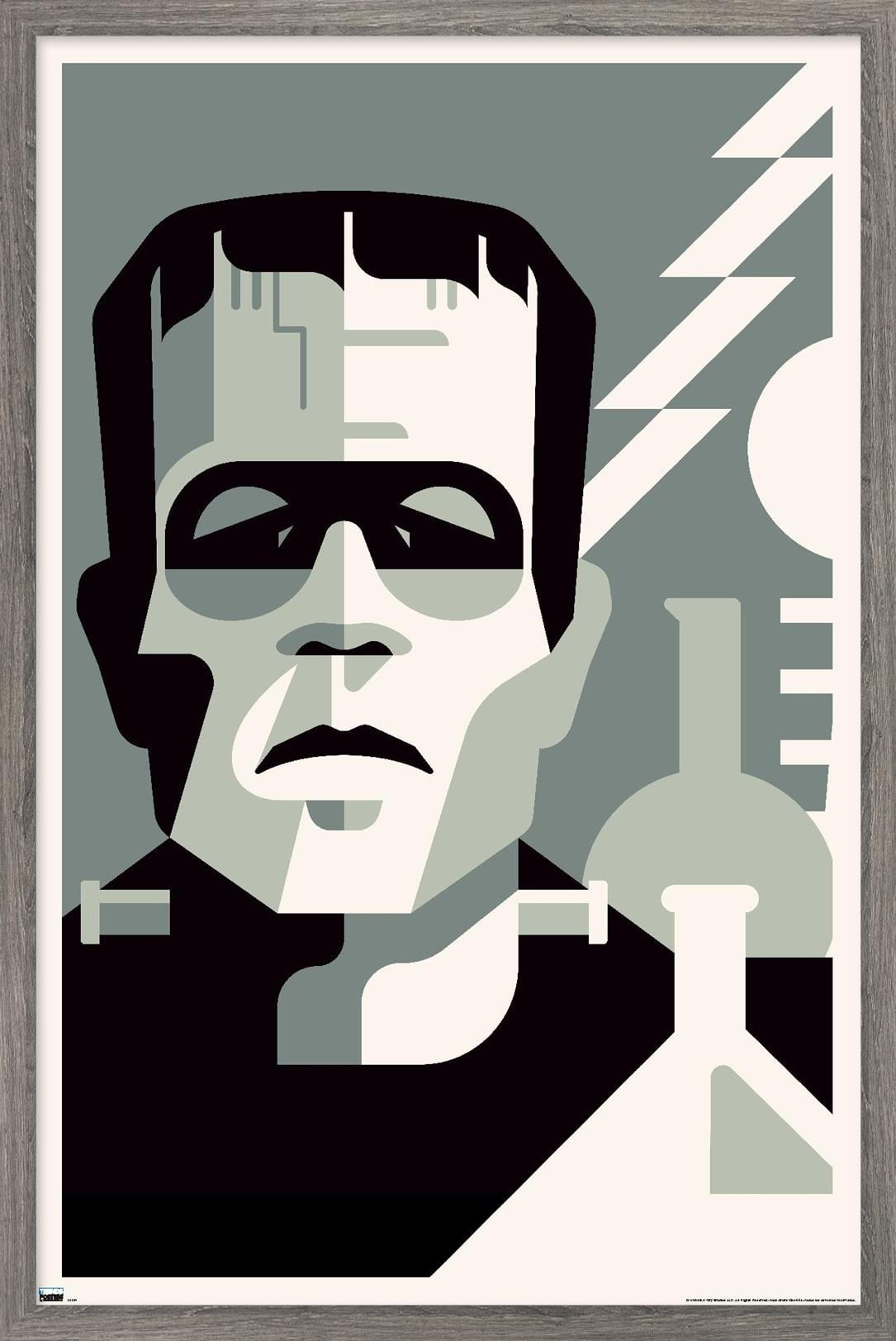 Frankenstein - Graphic Wall Poster, 14.725" x 22.375" Framed - Walmart.com