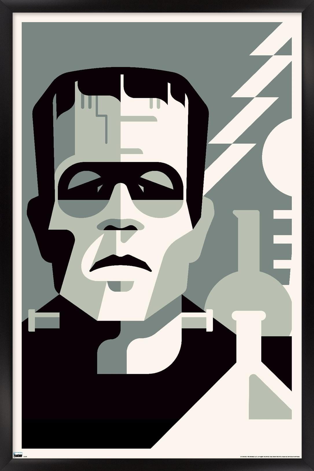 Frankenstein - Graphic Wall Poster, 22.375" x 34" Framed - Walmart.com