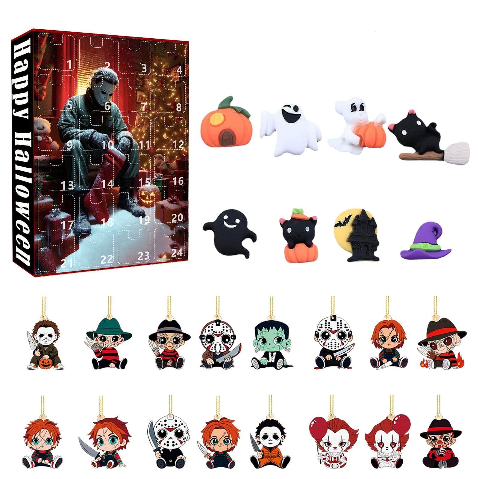 Frankenstein Halloween Gnome Advent Calendar 2025 Classic Cute Gnome ...