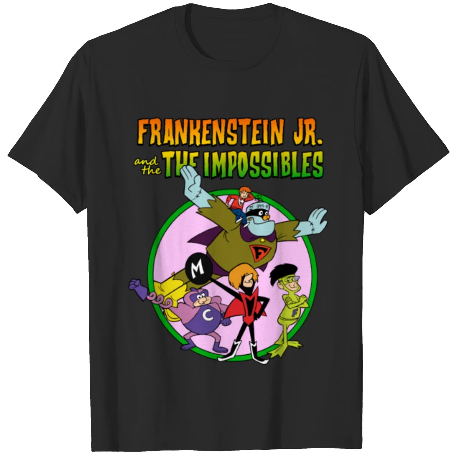 Frankenstein Jr The Impossibles T-Shirt Cotton Unisex Short Sleevee S ...