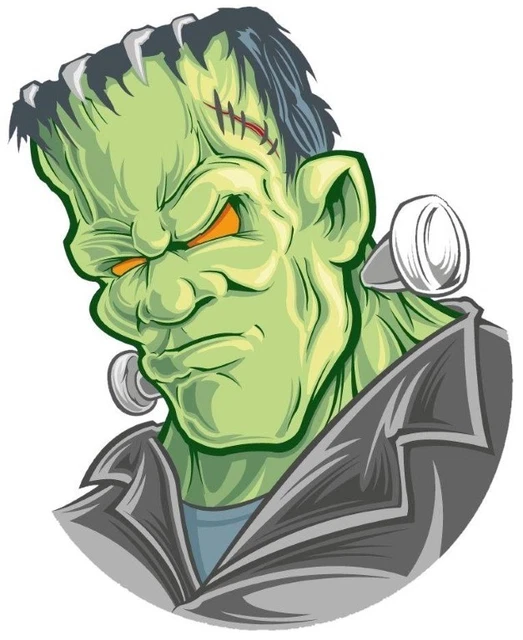 Frankenstein Monster Sticker Laptop Stickerphone Decal Water Bottle ...