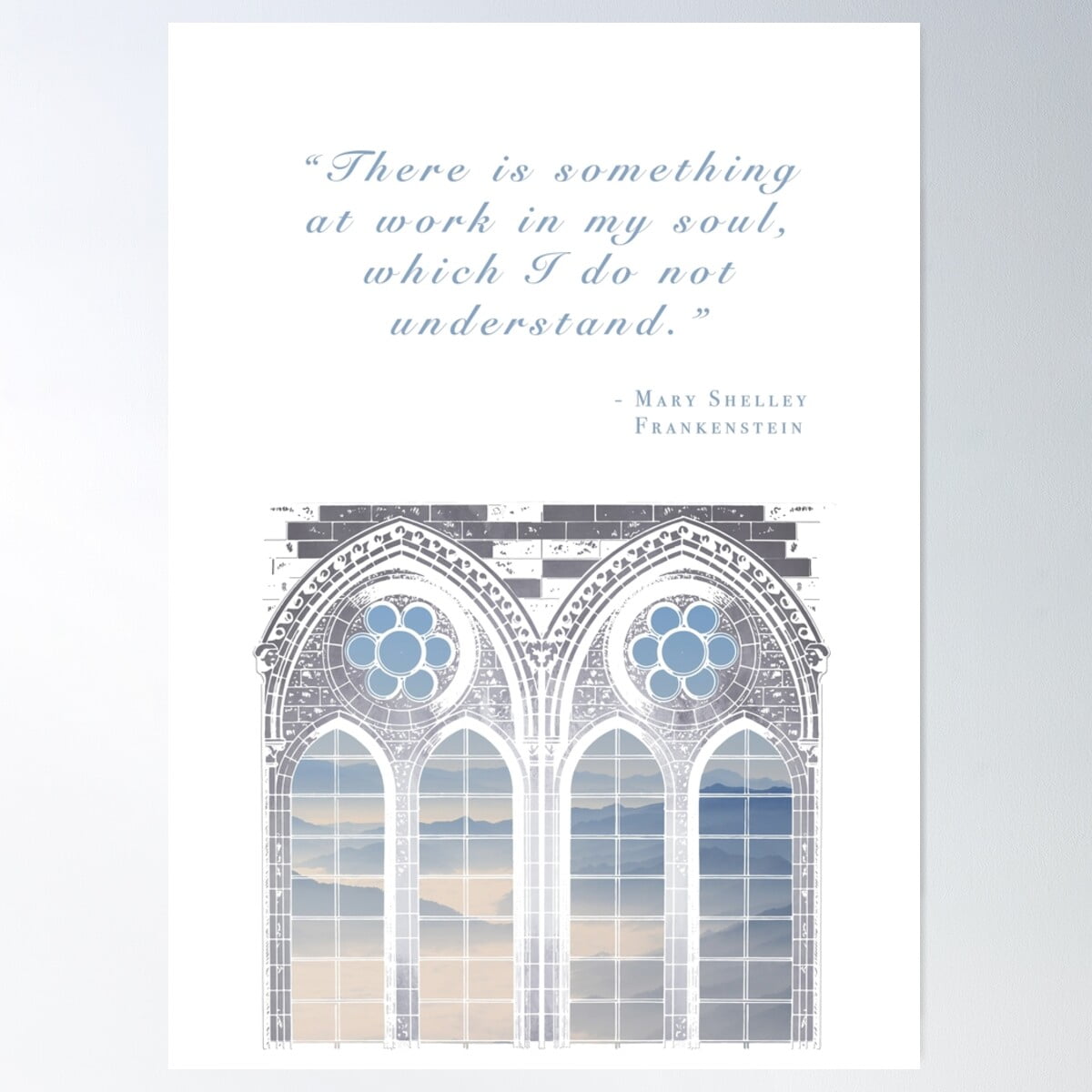 Frankenstein Quote (#1) Poster Wall Art, Modern Wall Decor For Living ...