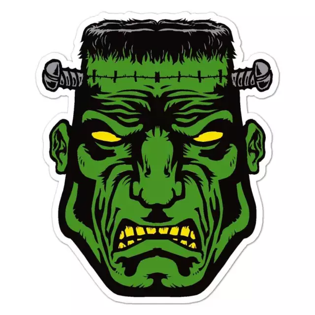 Frankenstein'S Monster Sticker Indoor Outdoor Phone Decal Water Bottle ...