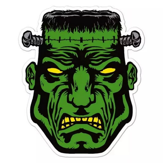 Frankenstein'S Monster Sticker Indoor Outdoor Phone Decal Water Bottle ...
