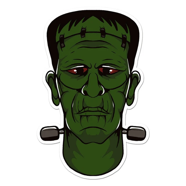 Frankenstein'S Monster Sticker Phone Decal Water Bottle Stickers Car ...