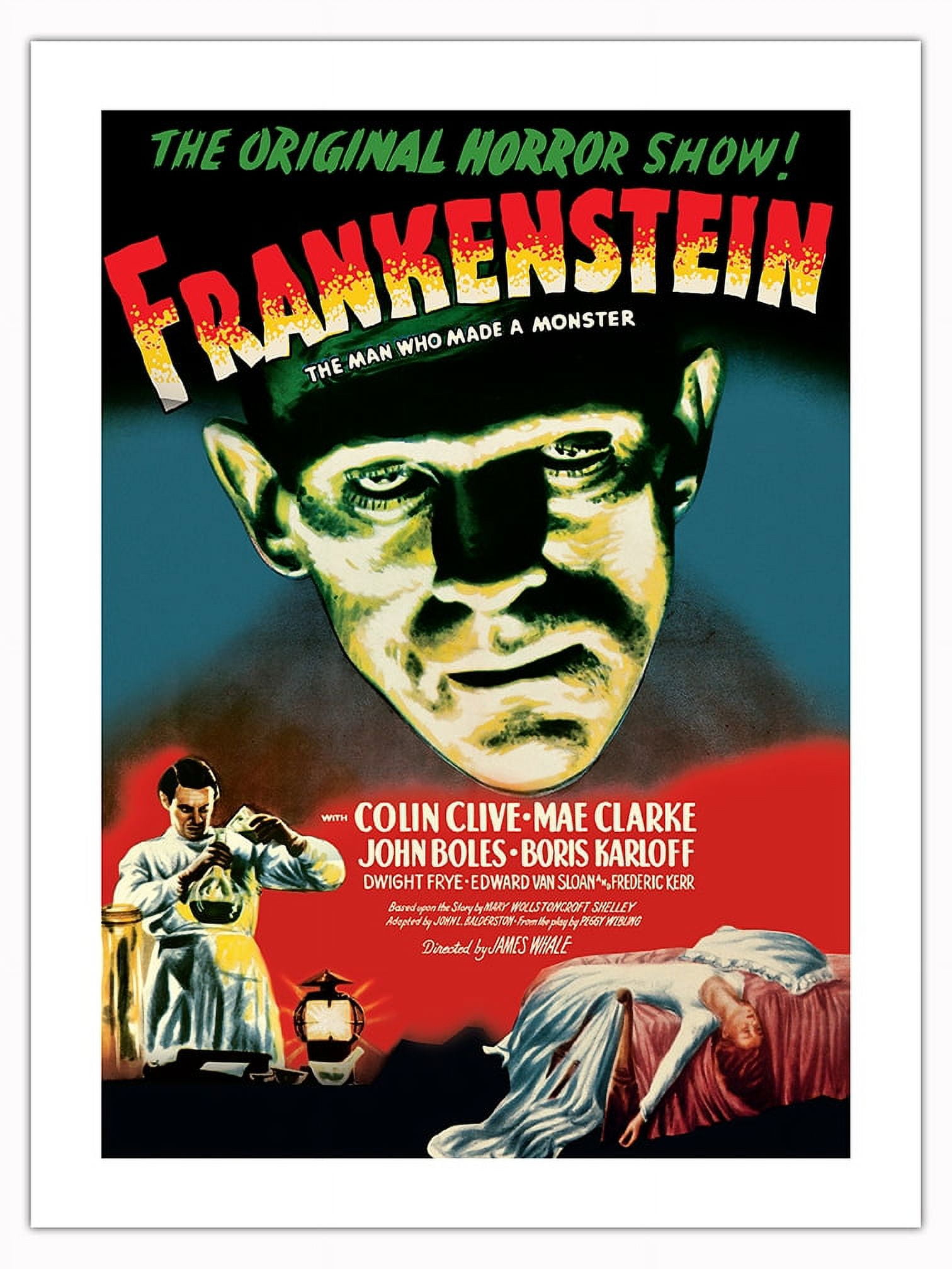 Frankenstein - The Man who Made a Monster - Staring Boris Karloff ...
