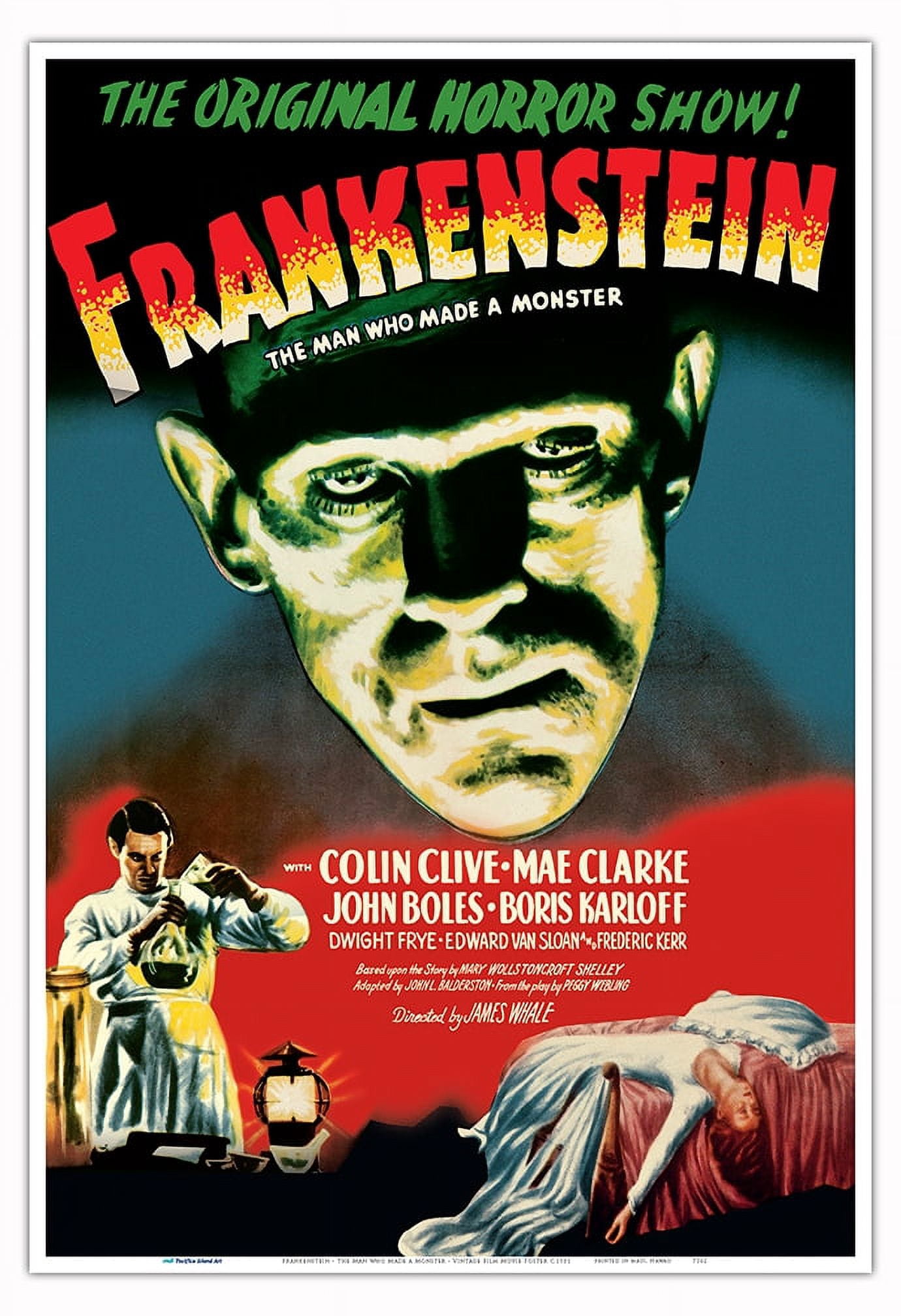 Frankenstein - The Man who Made a Monster - Staring Boris Karloff ...