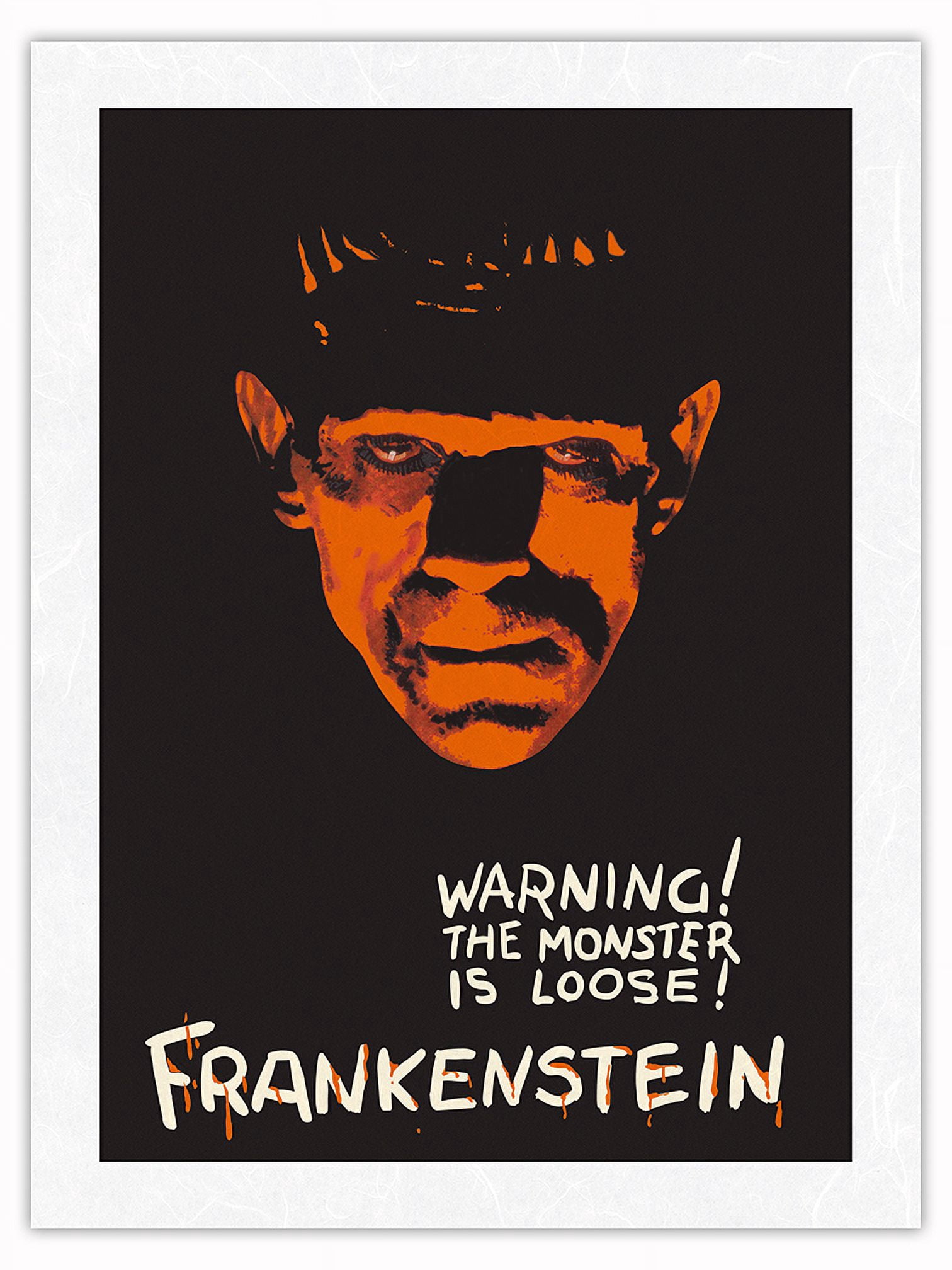 Frankenstein - Warning The Monster Is Loose - Vintage Horror Silent ...