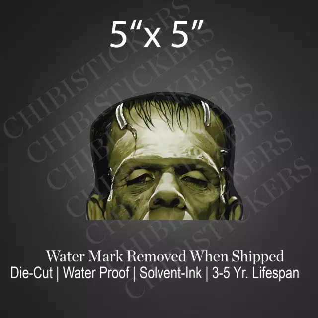 Frankenstein Zombie Halloween Monster Dead Sticker Vinyl Sticker Decal ...