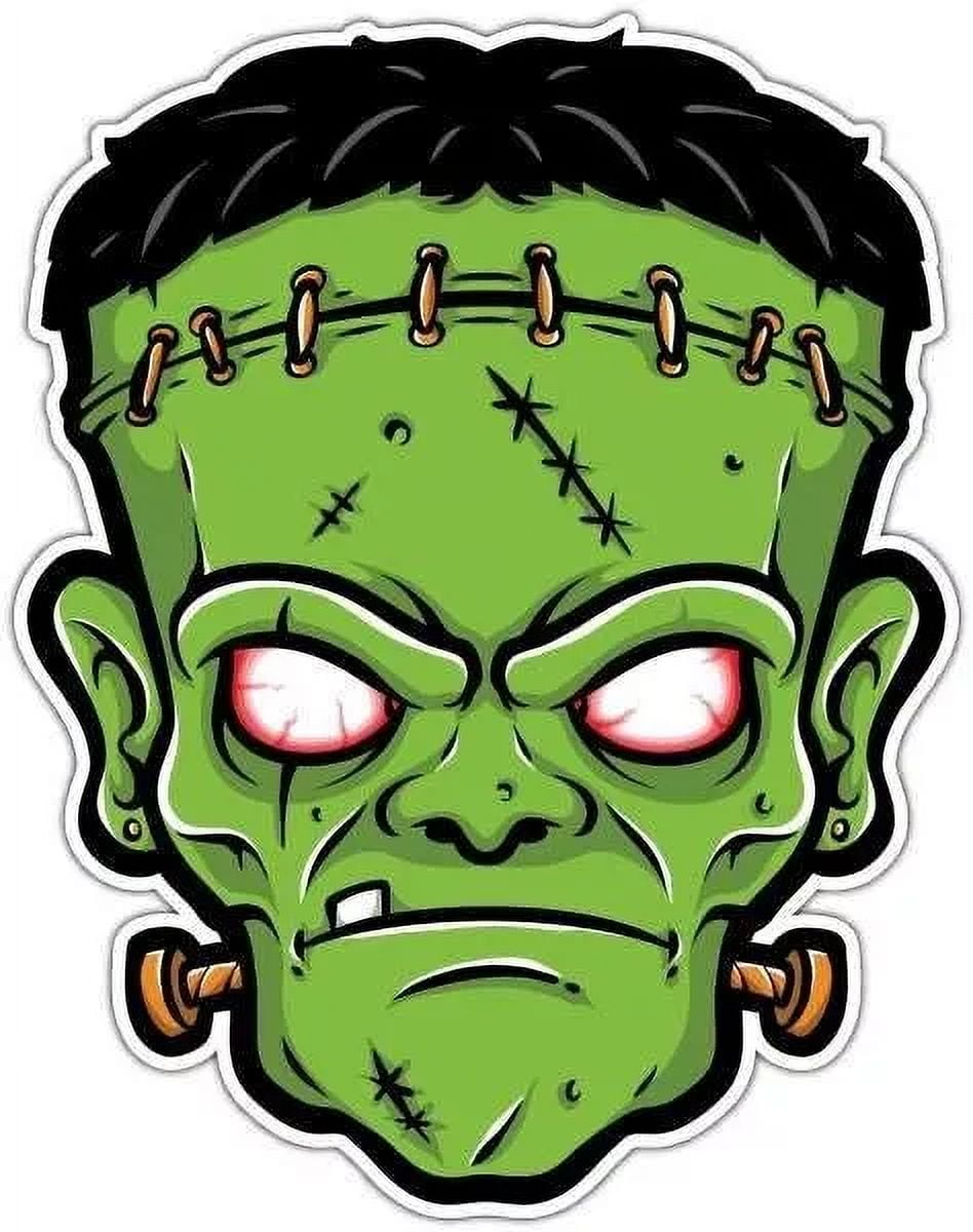 Frankenstein Zombie Monster Car Window Stickerphone Decal Water Bottle ...
