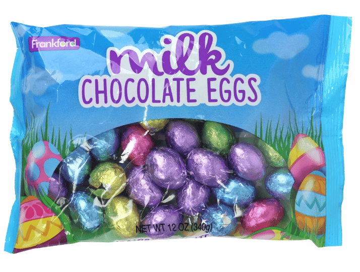 Frankford - 12 oz. - Frankford Milk Chocolate Easter Eggs Candy - 32 ...
