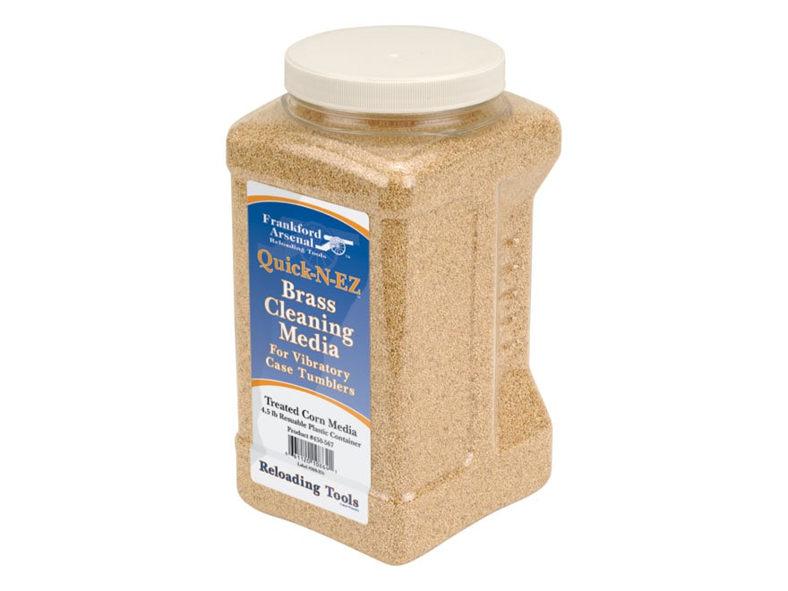 Frankford Arsenal Brass Cleaning Media Corn Cob 4-1/2 lb Jug - Walmart.com