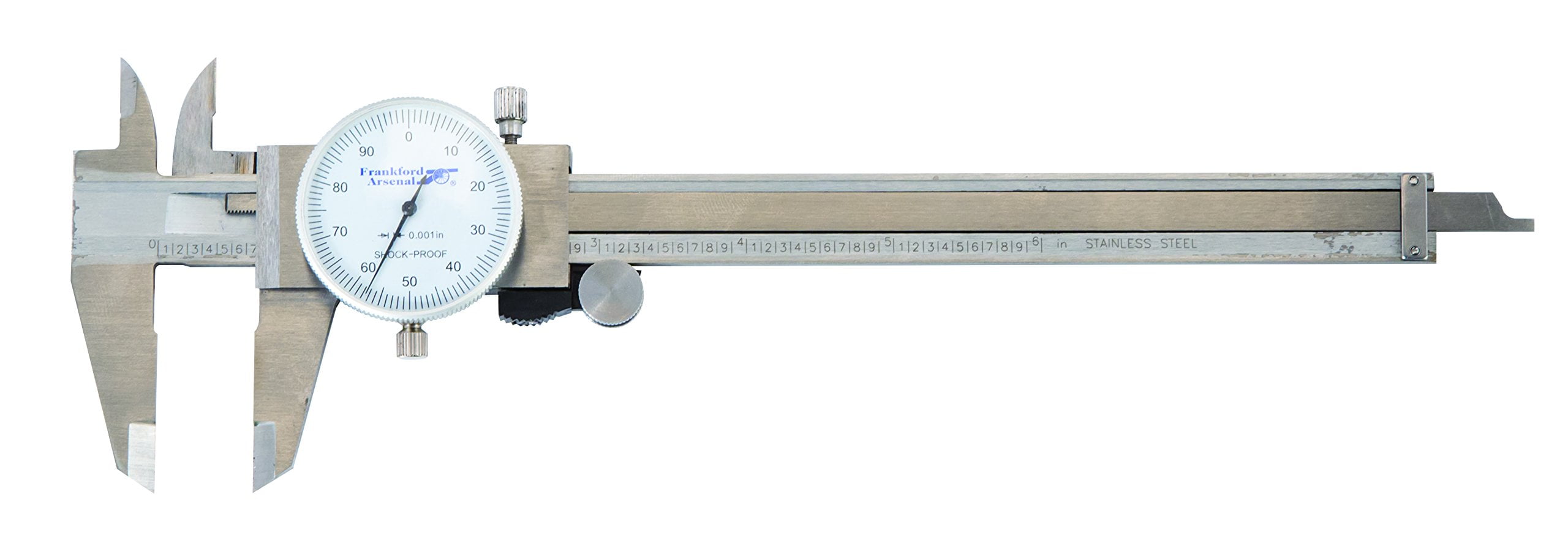 Frankford Arsenal Stainless Steel Dial Caliper with Case for Reloading ...