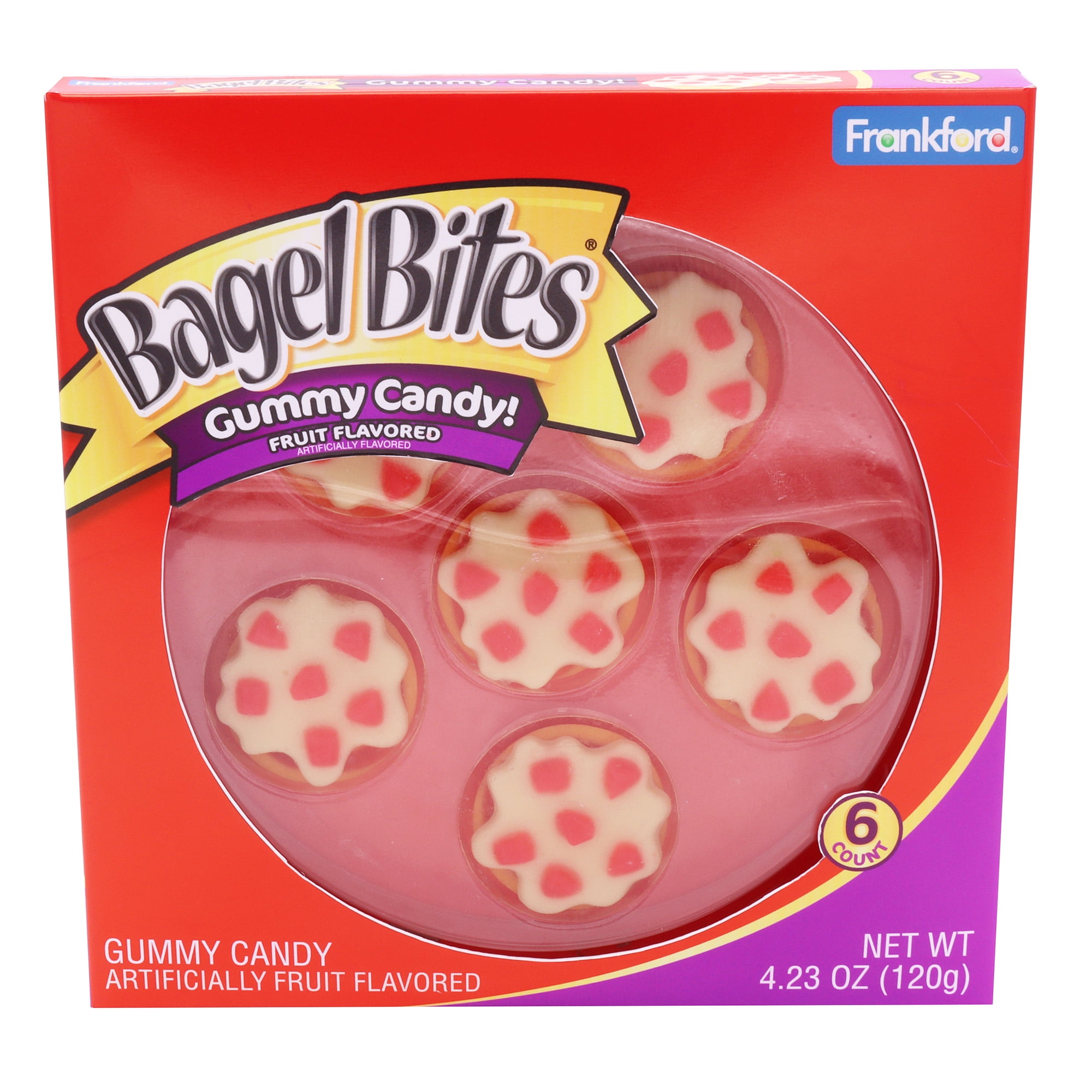 Frankford Bagel Bites Mini Pizza Gummy Candy, 4.23 Ounces - Walmart.com