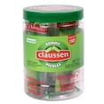 Frankford Claussen Holiday Gummy Candy Pickle Spears Jar, 8.82 Ounces ...