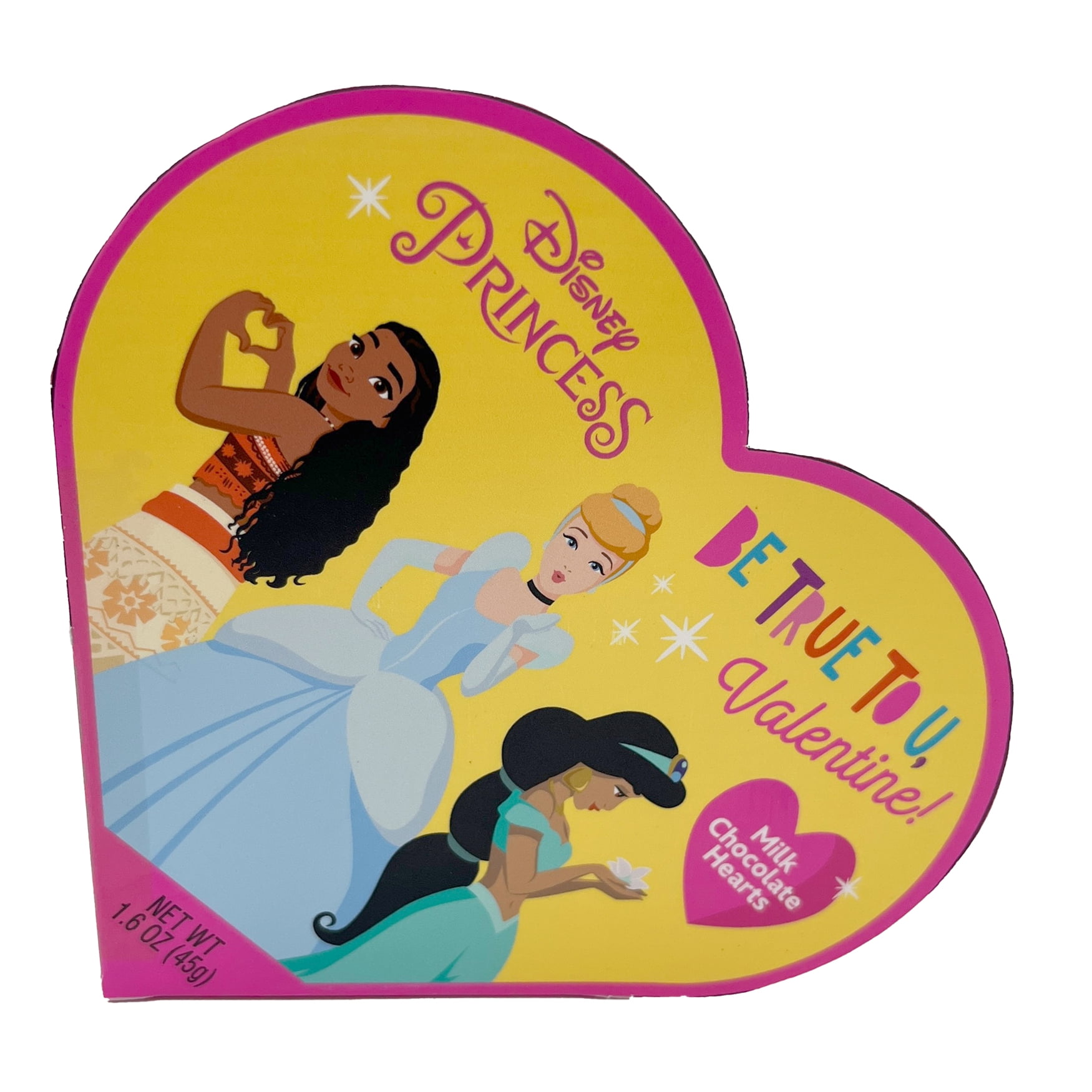 Frankford Disney Disney Princess Valentine's Day Milk Chocolate Heart ...