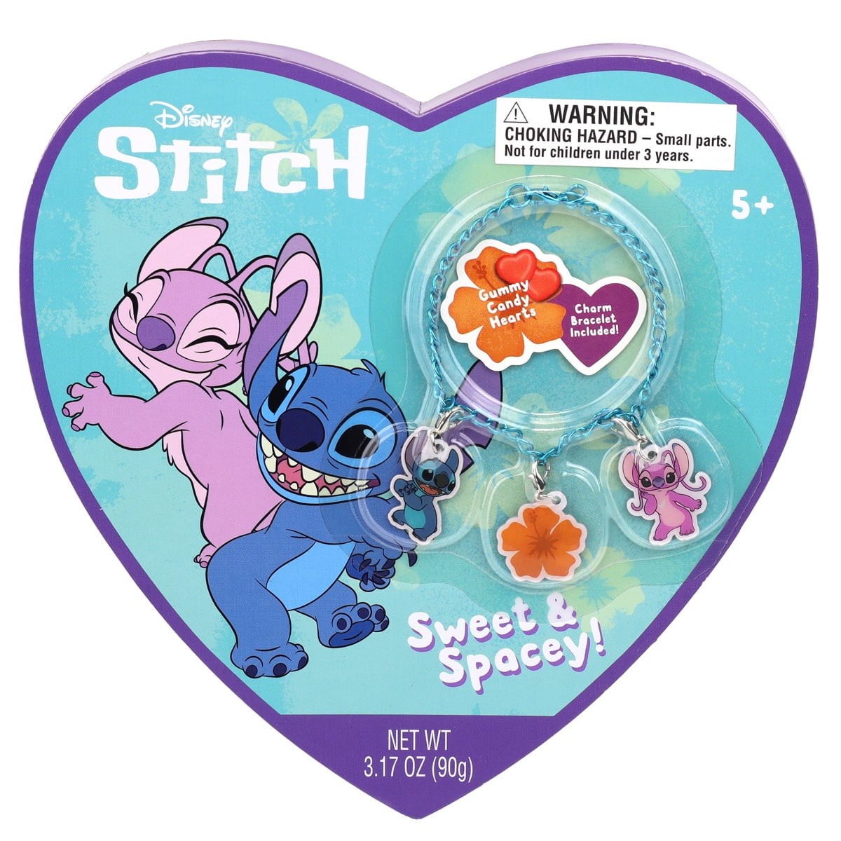 Frankford Disney Stitch Fruit Flavor Gummy Heart Box with Charm ...