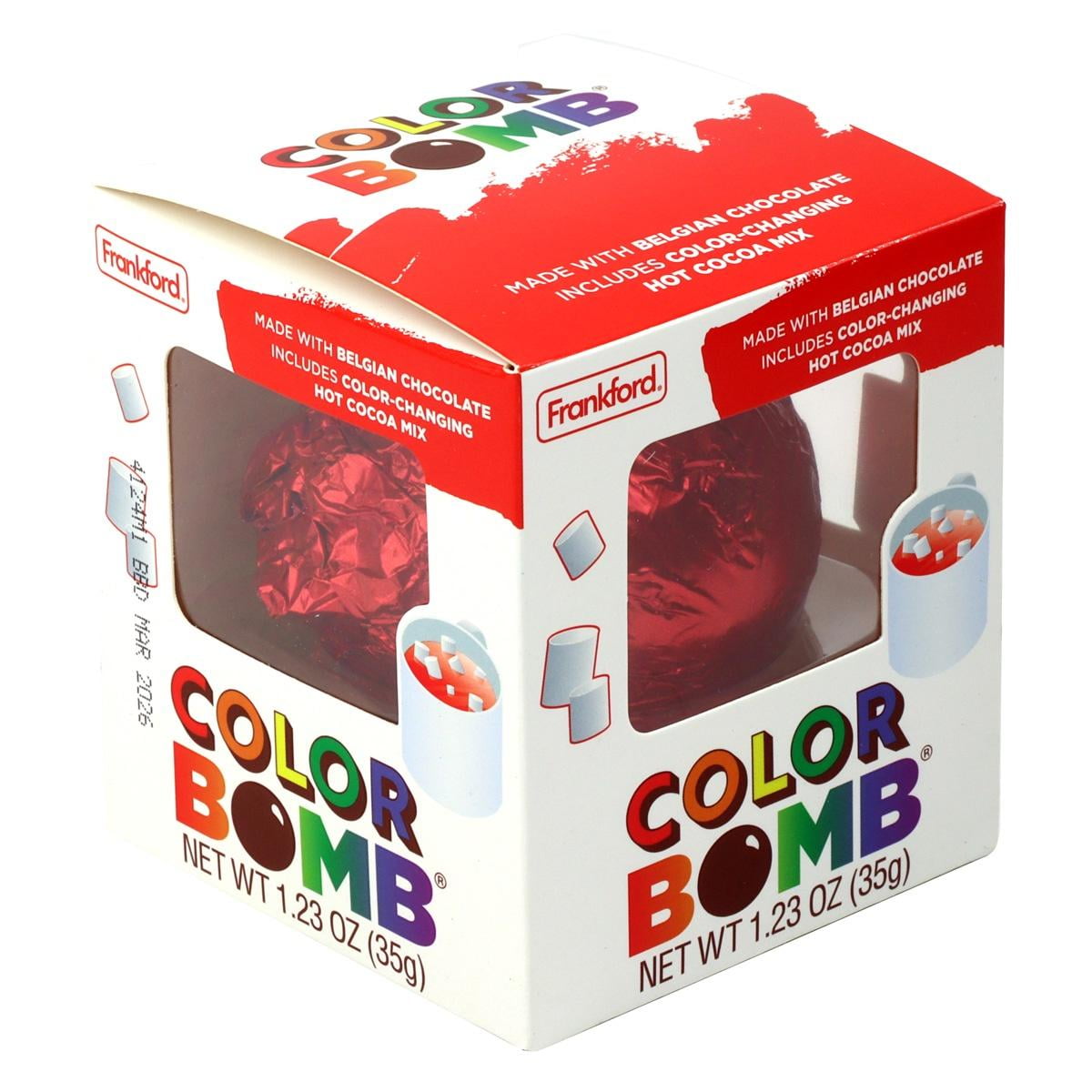 Frankford Hot Chocolate Color Bomb, Milk Chocolate, Red.Pack Of 1 ...