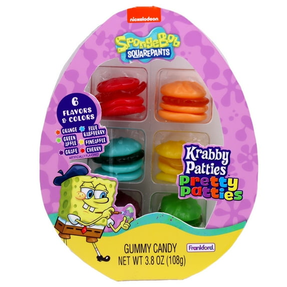 Frankford Krabby Patties Pretty Patties Easter Gummy Egg Tray 3.8oz ...