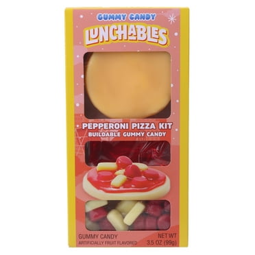 Frankford Kraft Lunchables Pizza Kit Gummy Candy, Snack Pack 6.3 Ounces ...