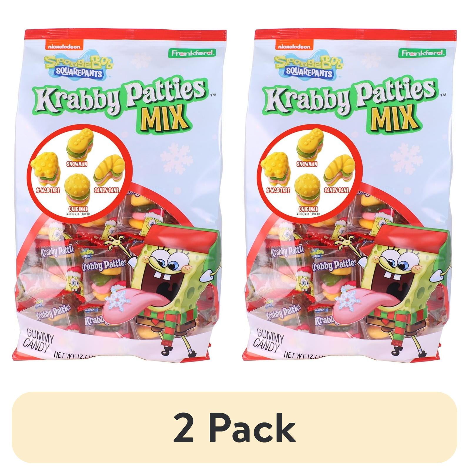 (2 pack) Frankford Nickelodeon Holiday Gummy Krabby Patties Mix SUB 12 ...