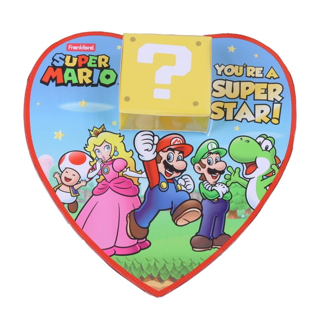 Frankford Nintendo Super Mario Valentine's Surprise Heart Box with ...