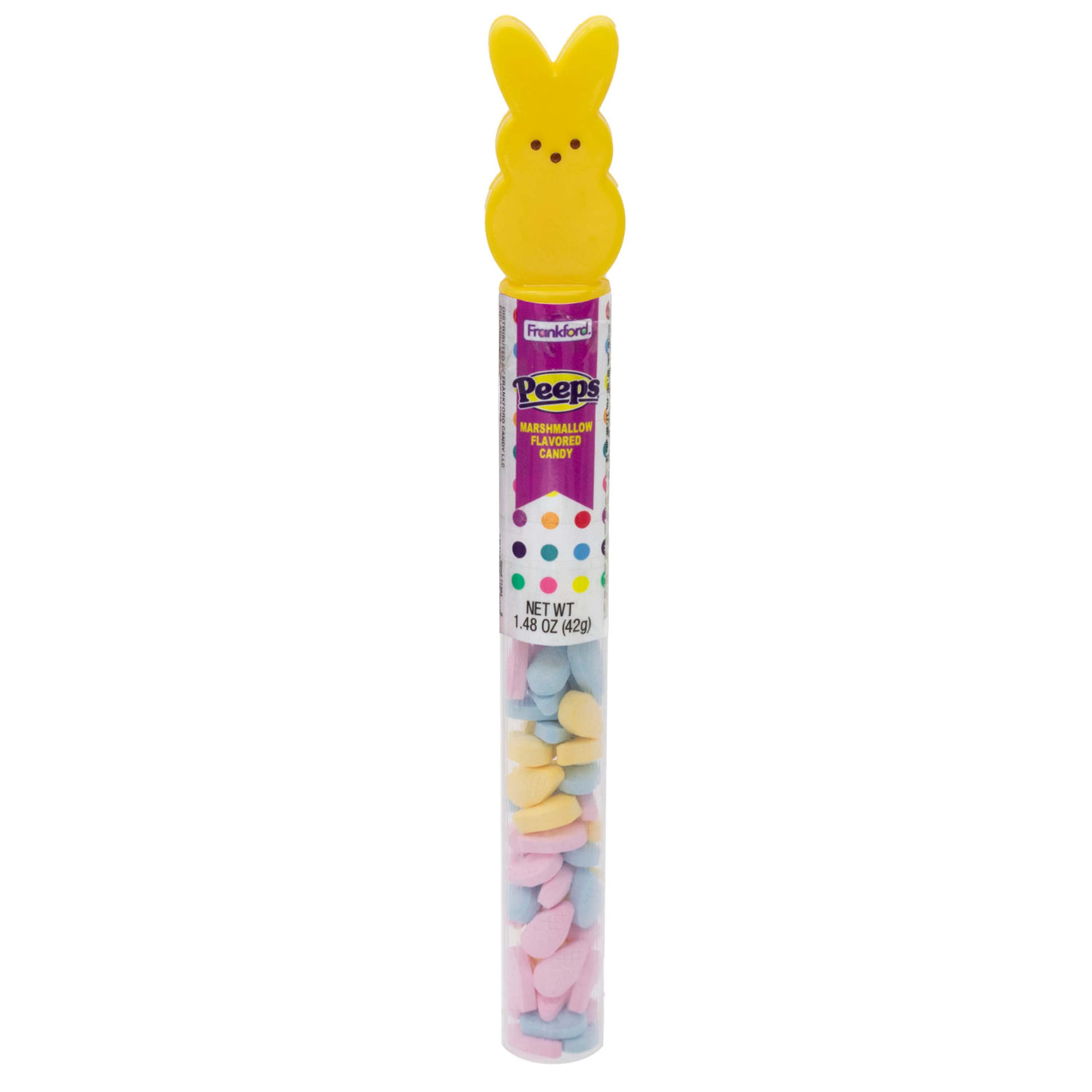 Frankford PEEPS Bunny Tube Topper with Marshmallow Flavor Candy Gift 1 ...