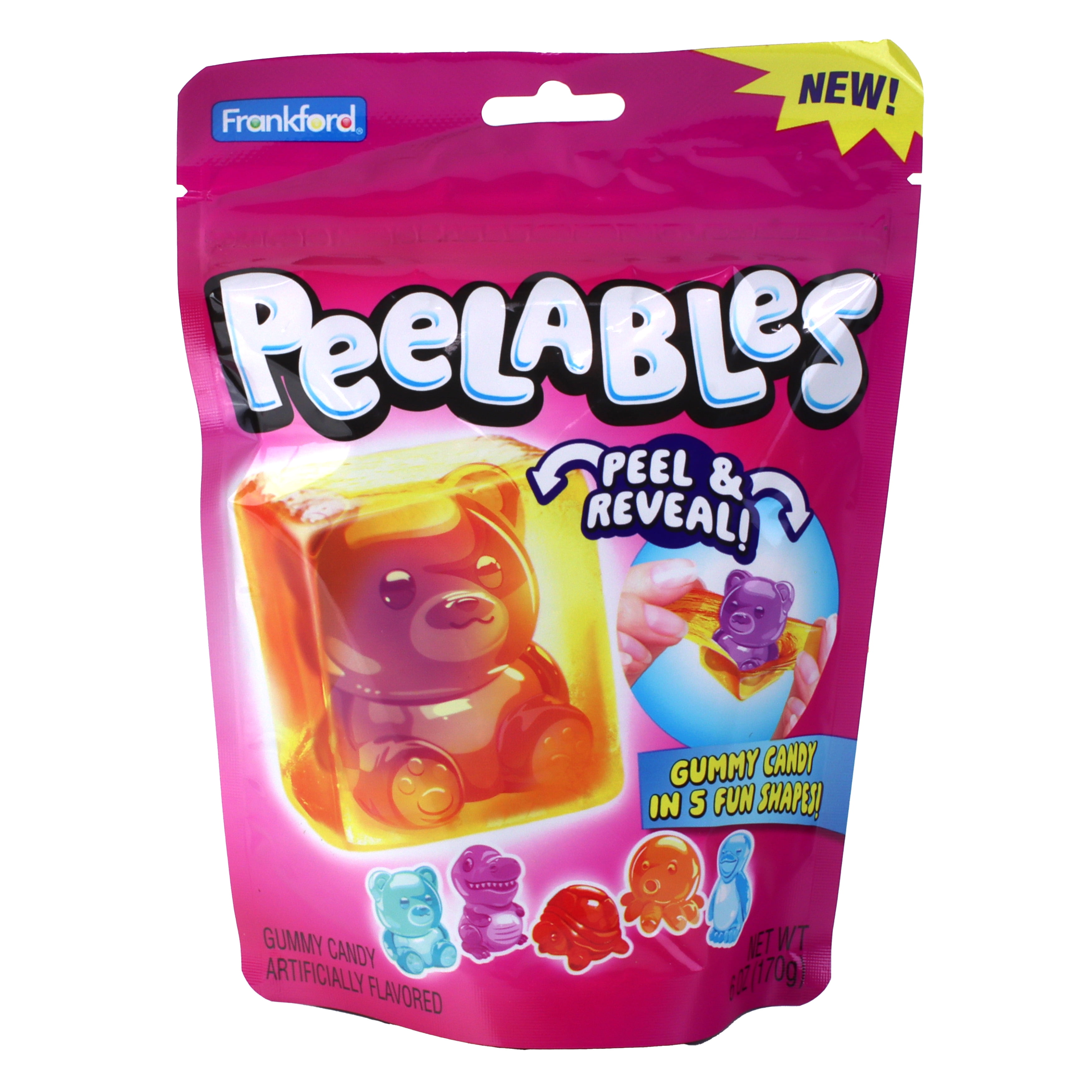 Frankford Peelables Assorted Animal Gummy Candy Bag, 6 oz - Walmart.com