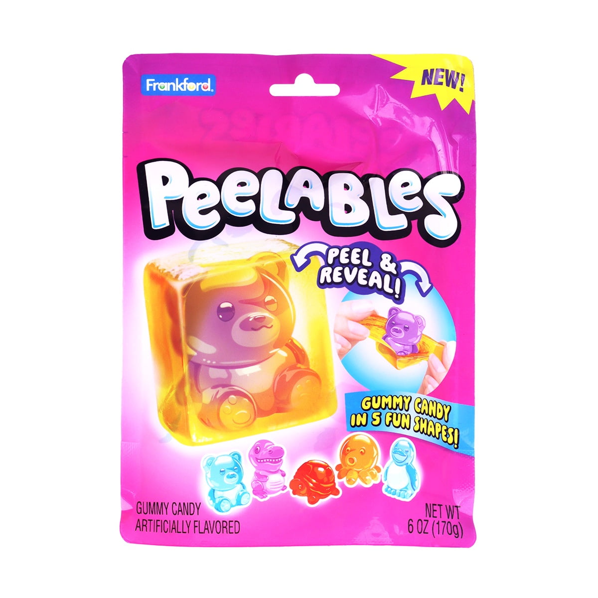 Frankford Peelables Assorted Animal Gummy Candy Bag, 6 oz - Walmart.com