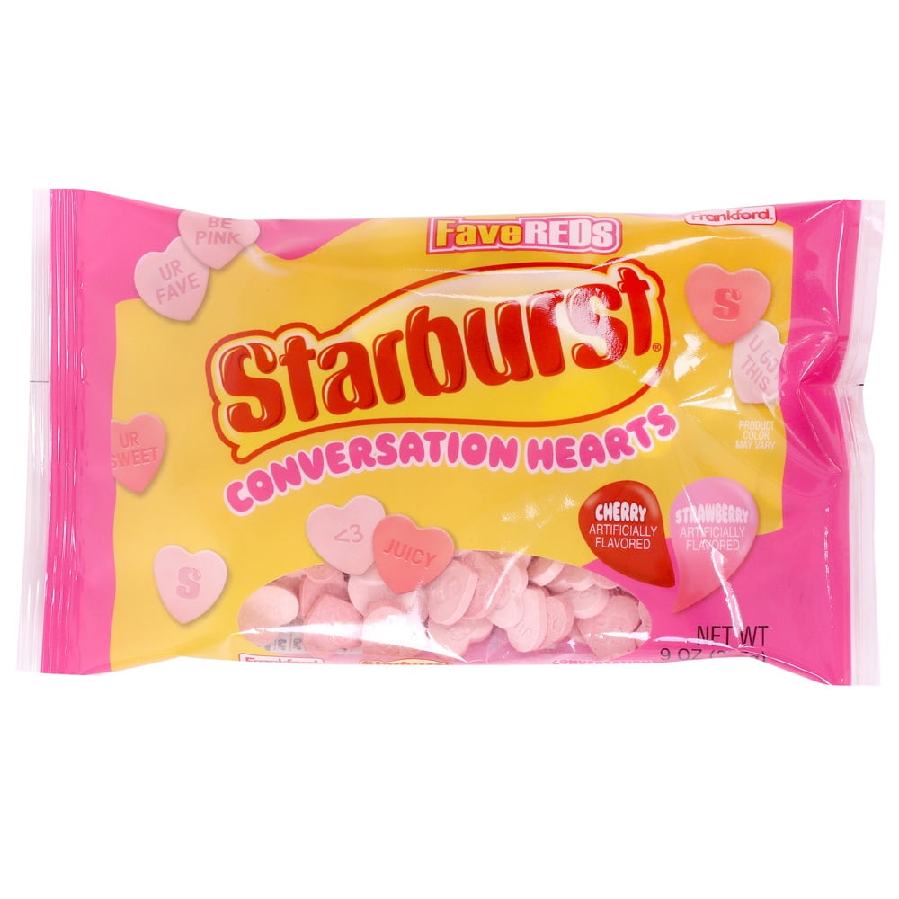 Frankford Starburst Conversation Hearts Laydown Bag, 9oz - Walmart.com