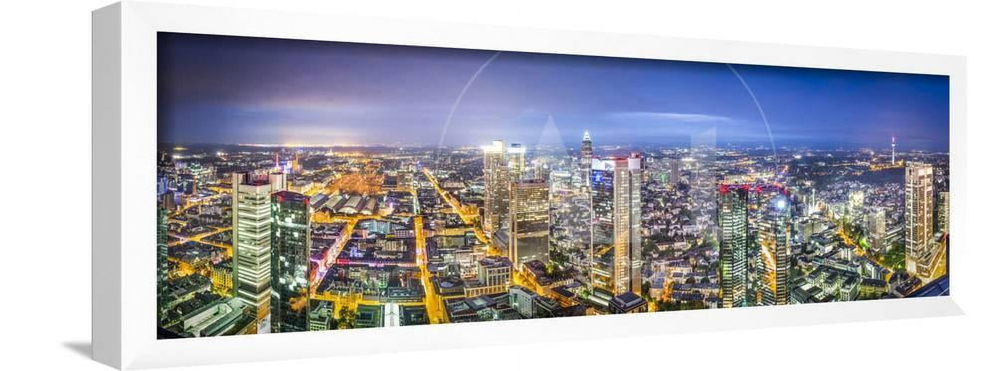 Frankfurt, Germany City Skyline, Framed Art Print Wall Art by ...