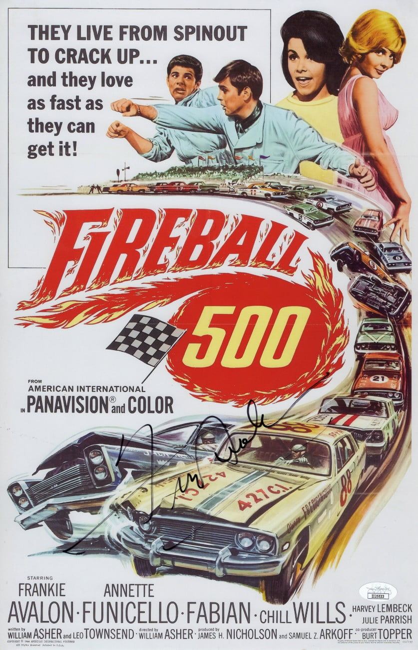 Frankie Avalon Signed Autographed 11X17 Photo Fireball 500 JSA II25533 - Walmart.com
