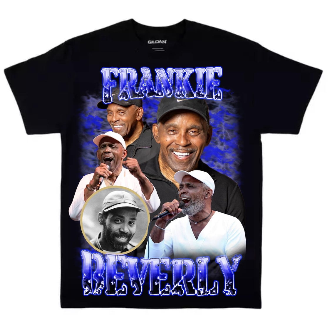Frankie Beverly T-Shirt Rip Frankie Beverly 1946 2024 Shirt - Walmart.com