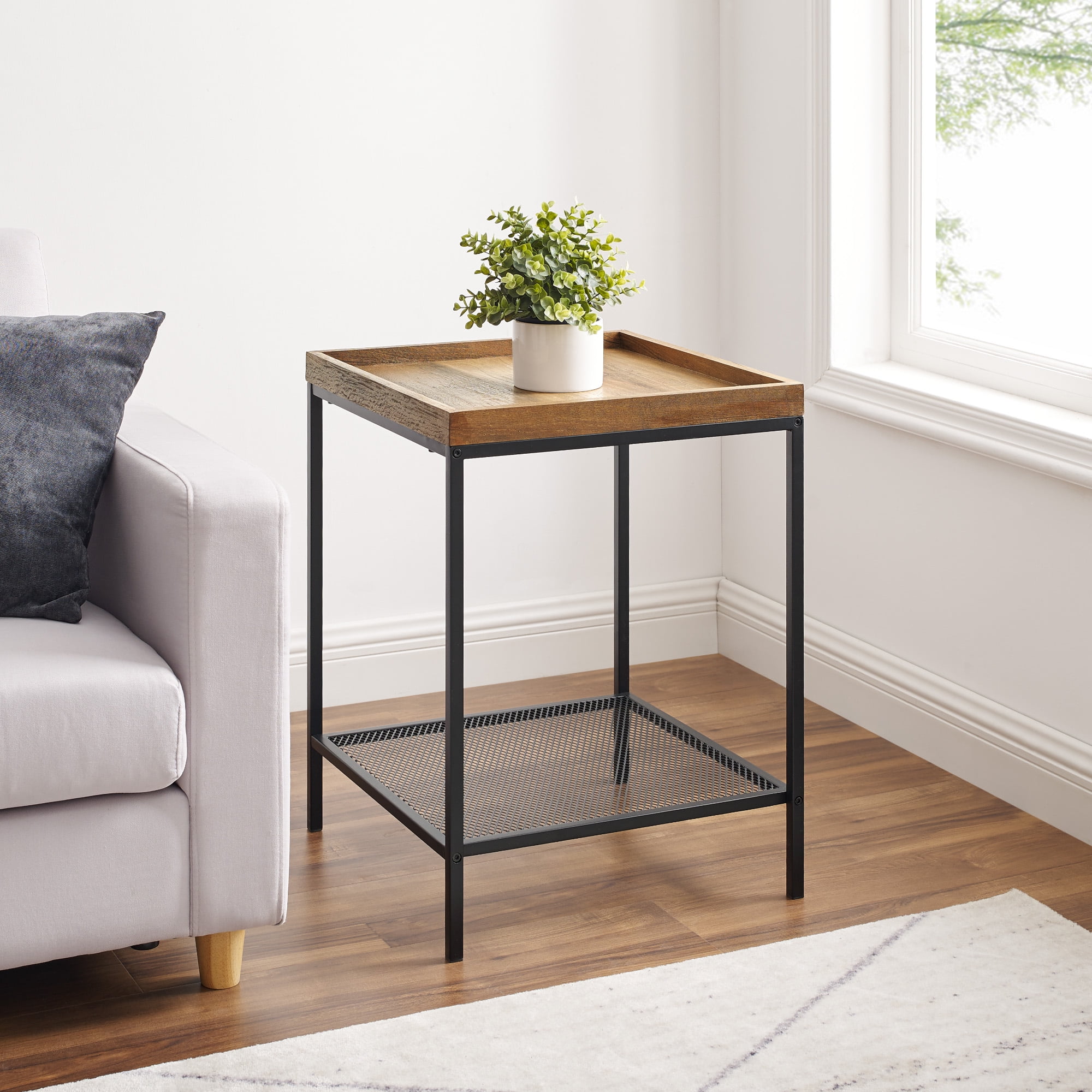 End table tray top store
