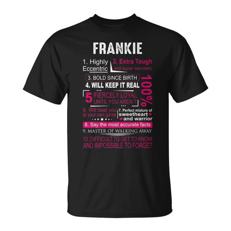 Frankie Name Frankie Name V2 TShirt - Walmart.com