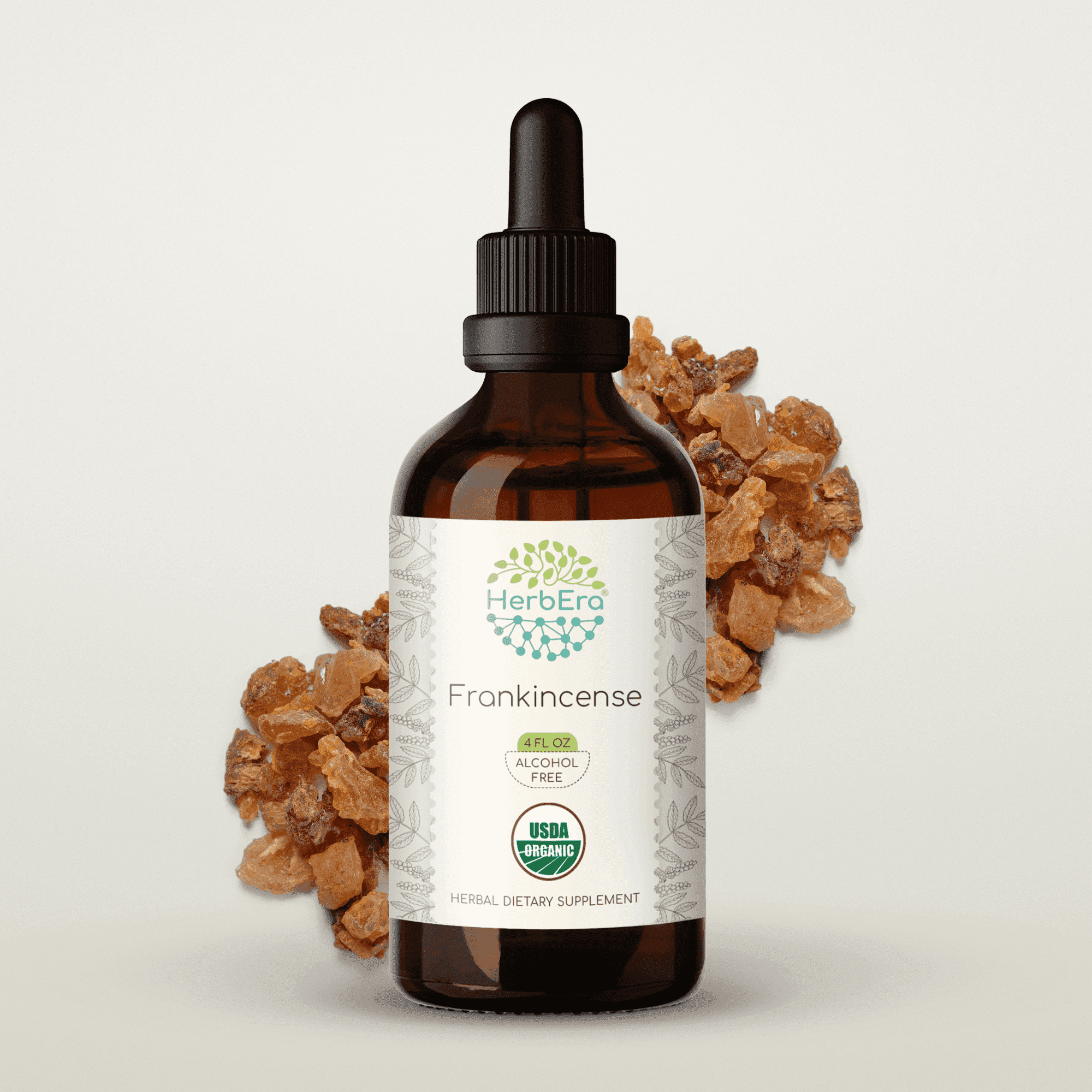 HerbEra Frankincense Tincture, Organic Herbal Dietary Supplement for ...