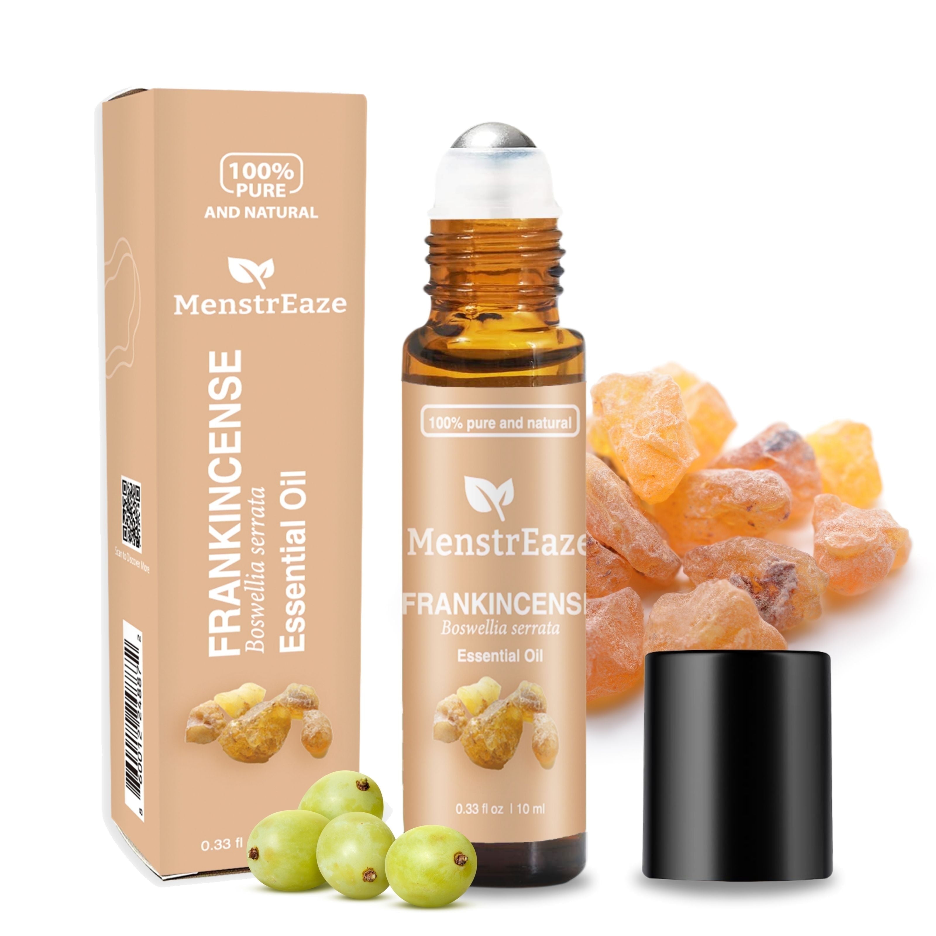 MenstrEaze, MenstrEaze Frankincense Essential Oil Roll-On, 10 mL ...