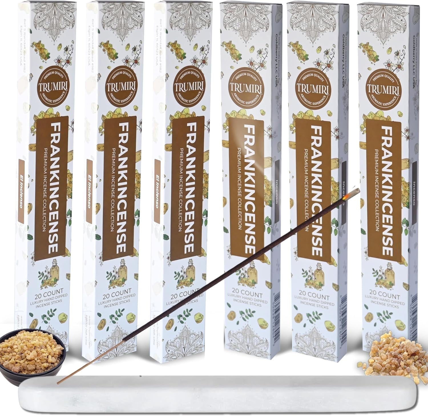 Frankincense Incense Sticks - Incienso de Iglesia - Total 120 Insence ...