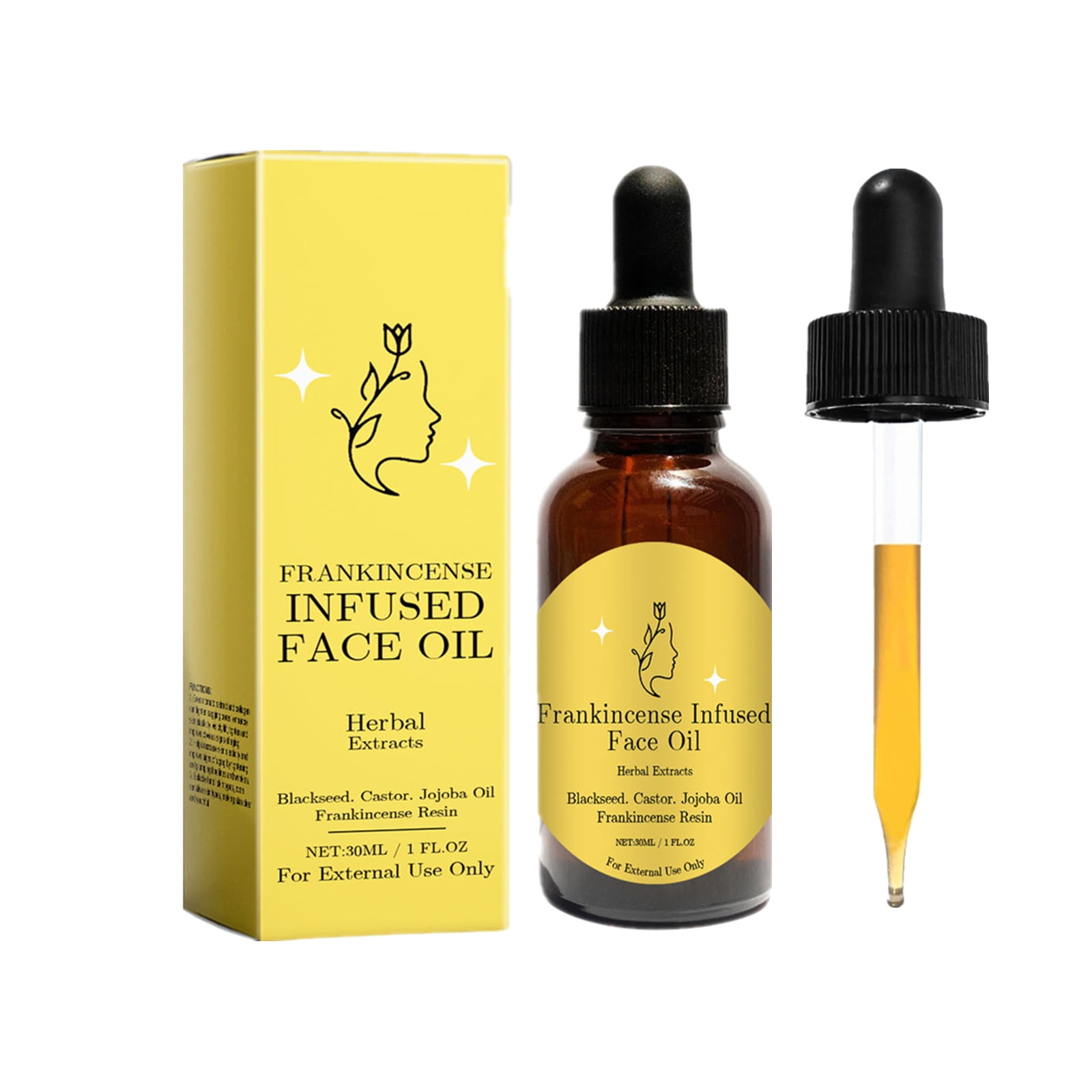 Frankincense Infused Face Oil,Frankincense Resin Infused Organic Black Seed,Castor & Jojoba Oils ...