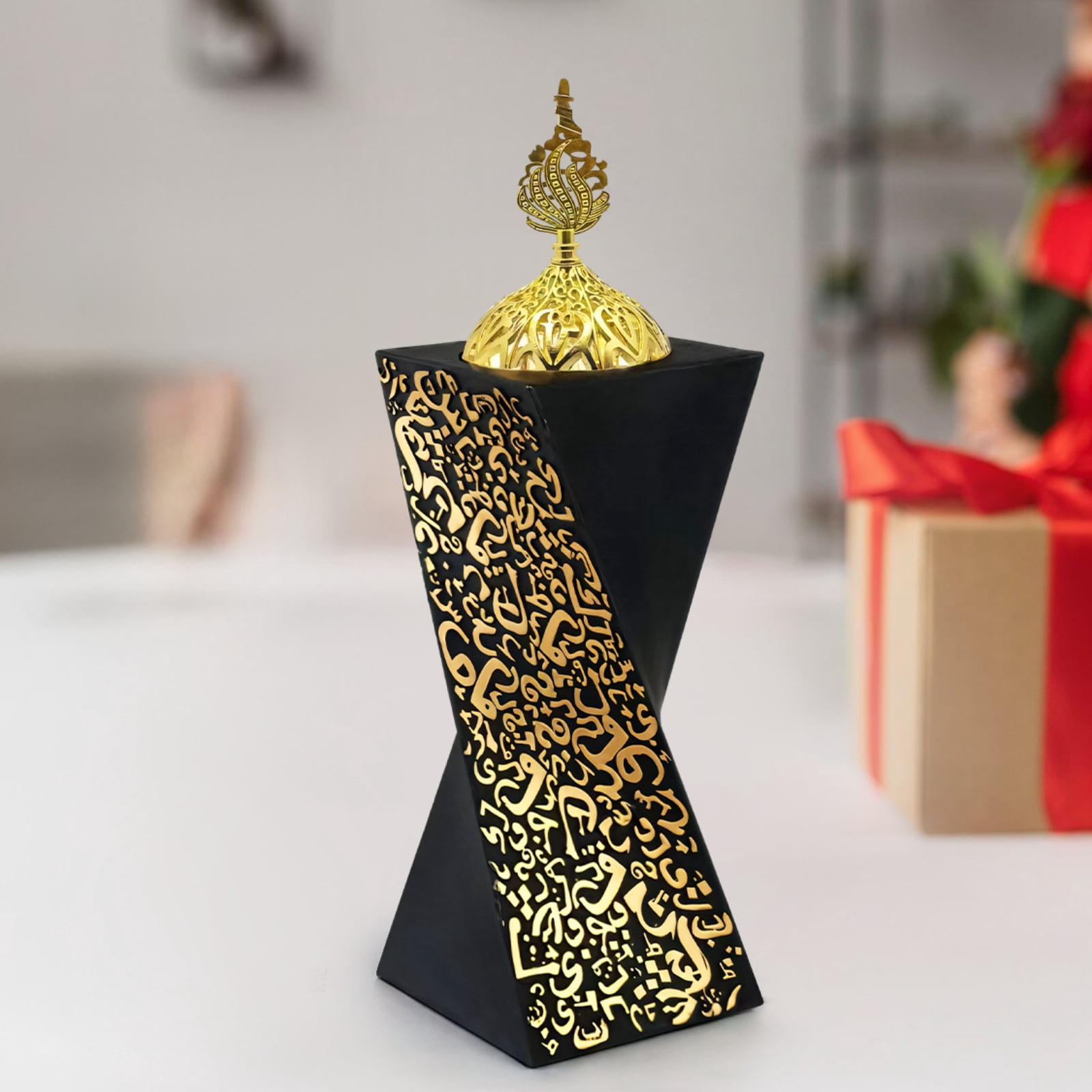 Frankincense Resin Incense Burner, 8.7 Inches Unique Rotating Shape ...