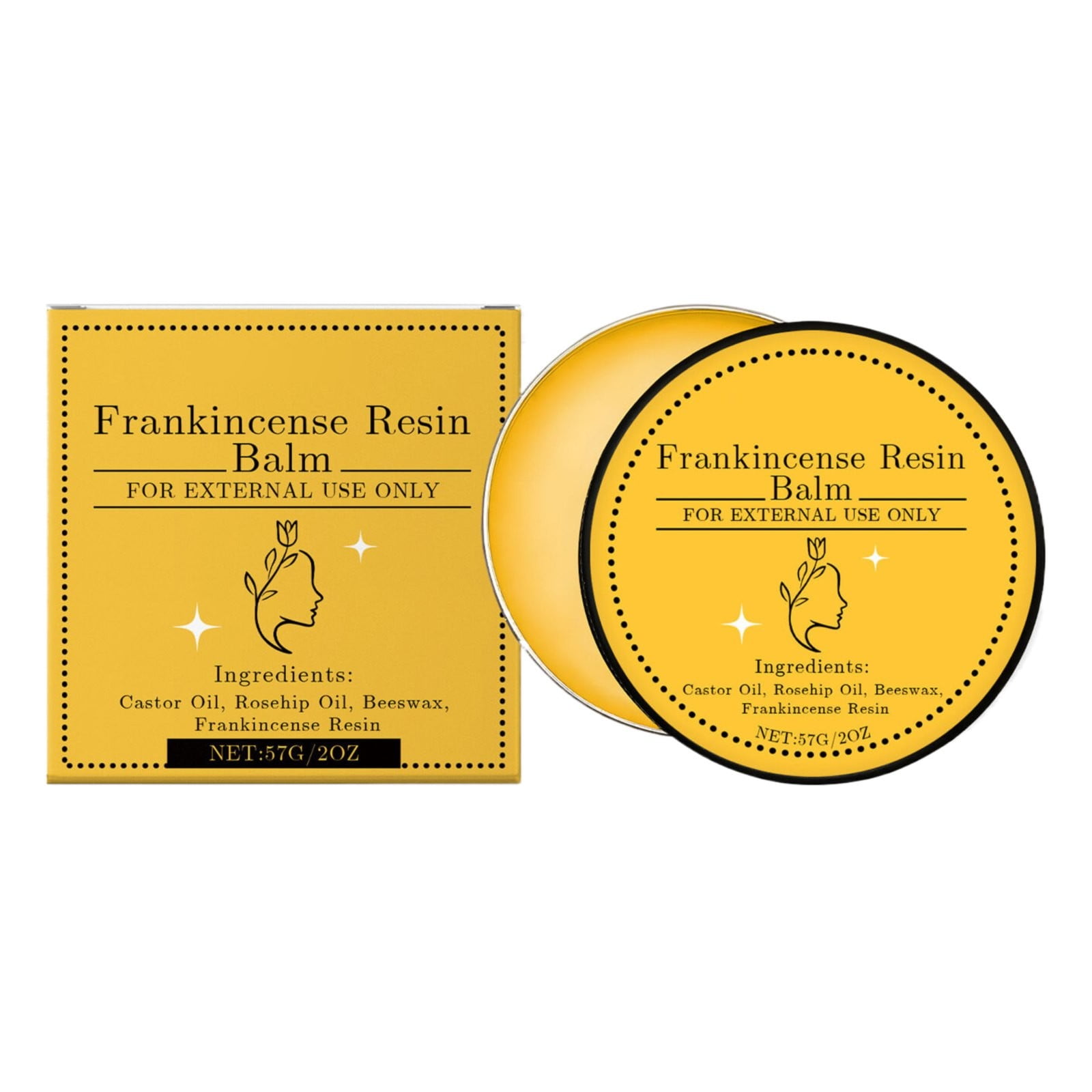 Frankincense Resin Infused Balm Organic Castor & Rosehip Oils Frankincense Moisturizer Miracle ...