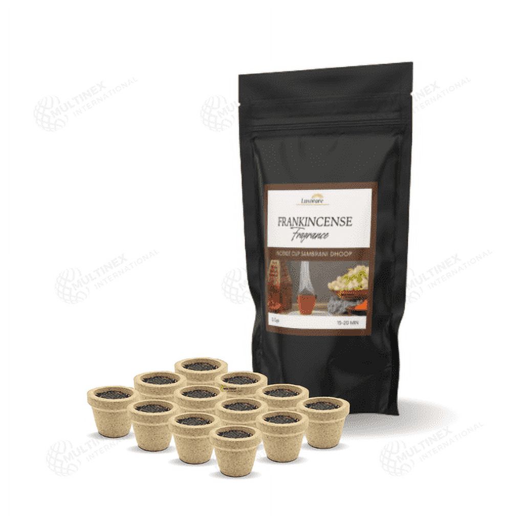 Frankincense Sambrani Incense Cup Dhoop (12 Cups) - Walmart.com