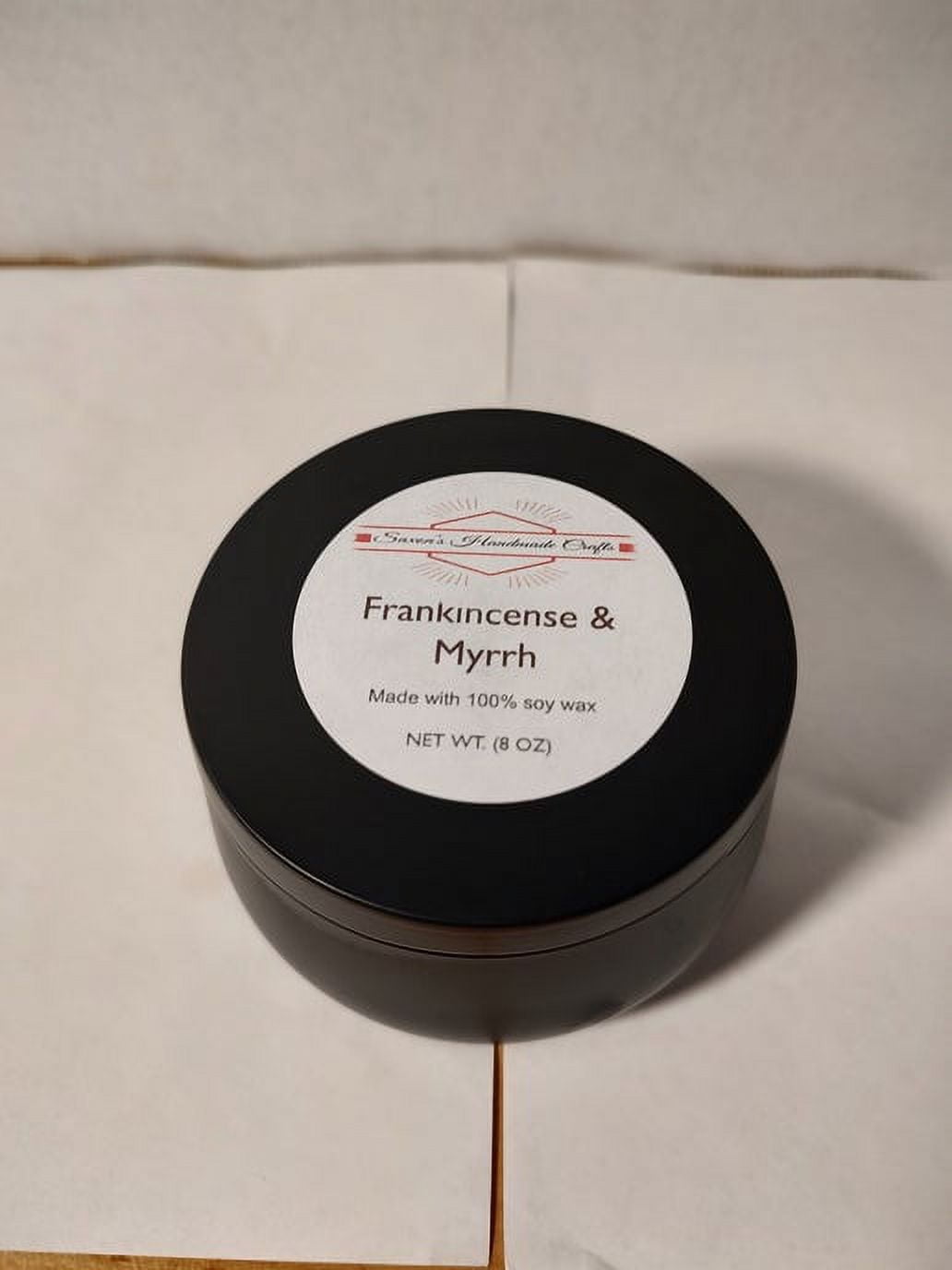 Frankincense and Myrrh Candle, Saxon's Handmade Crafts, LLC, 8 Ounce, 1 ...