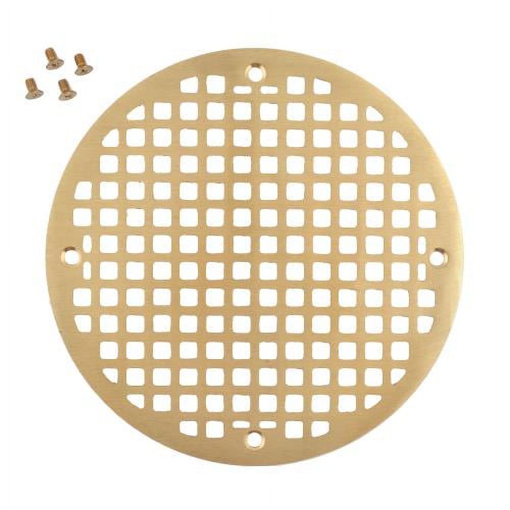 Franklin - 11509 - 7 1/2 in Round Brass Floor Drain Strainer - Walmart.com
