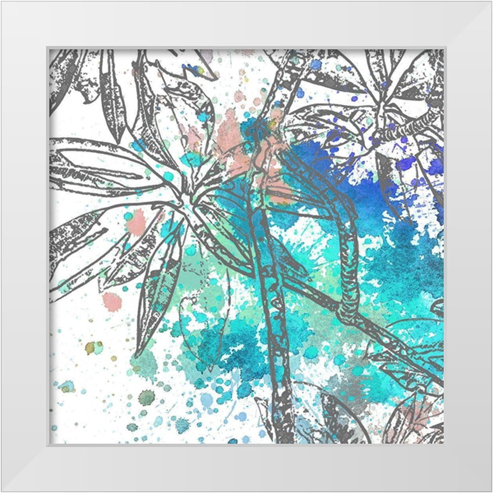 Franklin 20x20 White Modern Wood Framed Museum Art Print Titled - Tree ...