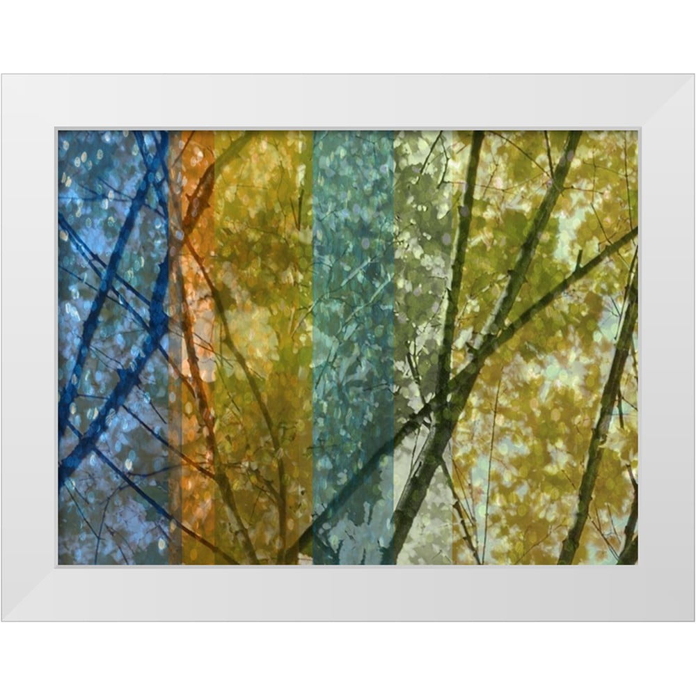 Franklin 32x25 White Modern Wood Framed Museum Art Print Titled ...