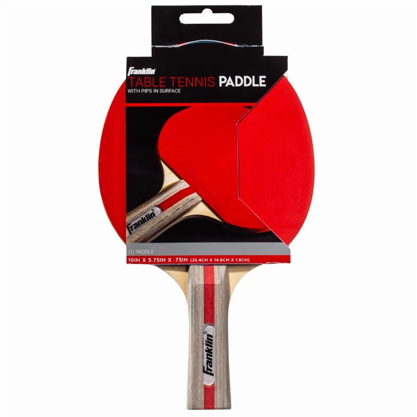 Franklin Flared Handle Rubber Face Table Tennis Paddle 57201 - Walmart.com