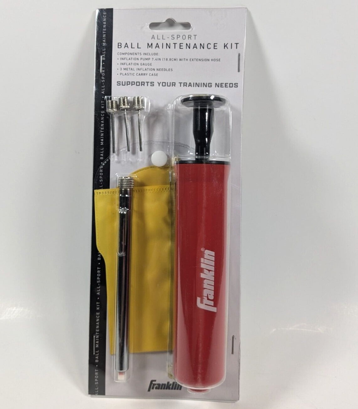 Franklin All Sport Ball Maintenance Kit - Pump, Needles, Pressure Gauge ...