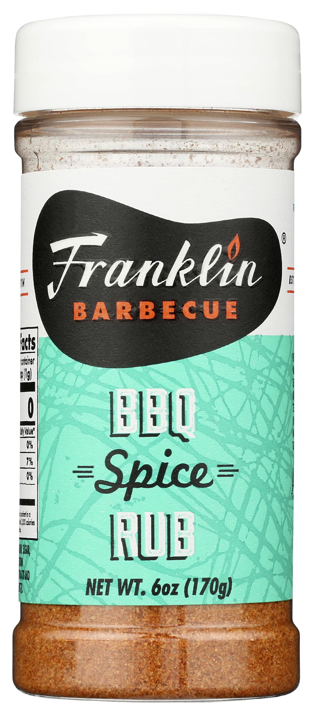 Franklin Barbecue BBQ Spice SAF21 Rub, 6 OZ - Walmart.com