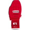 Franklin MLB CFX Baseball Softball Adult Sliding Glove Mitt, Red ...